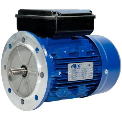 Motor eléctrico monofásico alto par de arranque patas y brida B35 Ditra ...
